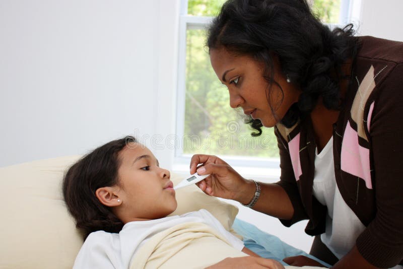 Sick Child stock image. Image of health, american, woman - 5181297