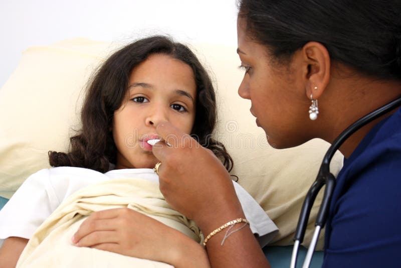 Sick Child stock image. Image of girl, help, healthcare - 5190211