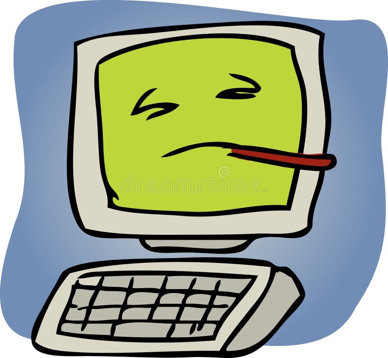 Sick Computer Stock Illustrations – 5,673 Sick Computer Stock ...