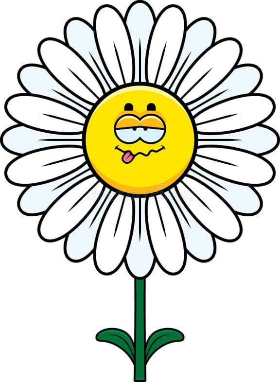 Sick Daisy stock vector. Illustration of sick, daisy - 47754494