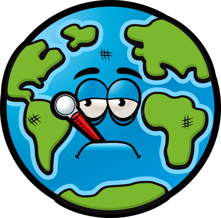 Sick Planet Earth Thermometer Stock Illustrations – 154 Sick Planet ...
