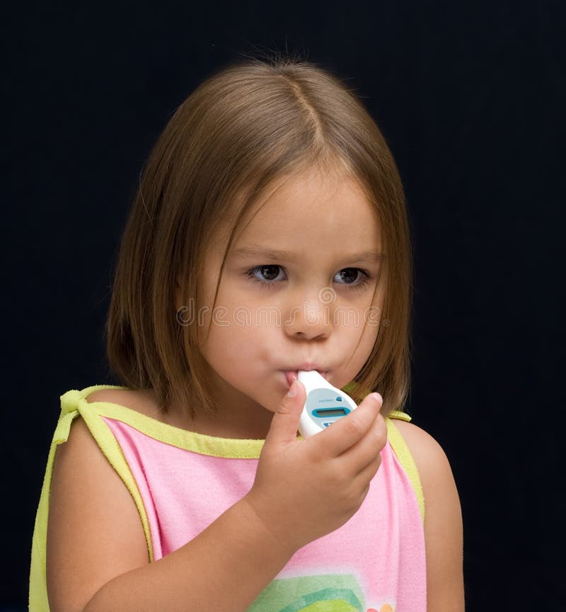 Sick Child stock photo. Image of cough, healthcare, healthy - 4257208