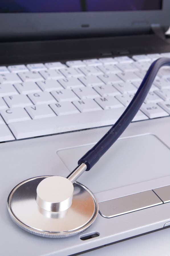 Diagnosis and Repair of Computers. Stock Photo - Image of healthy ...