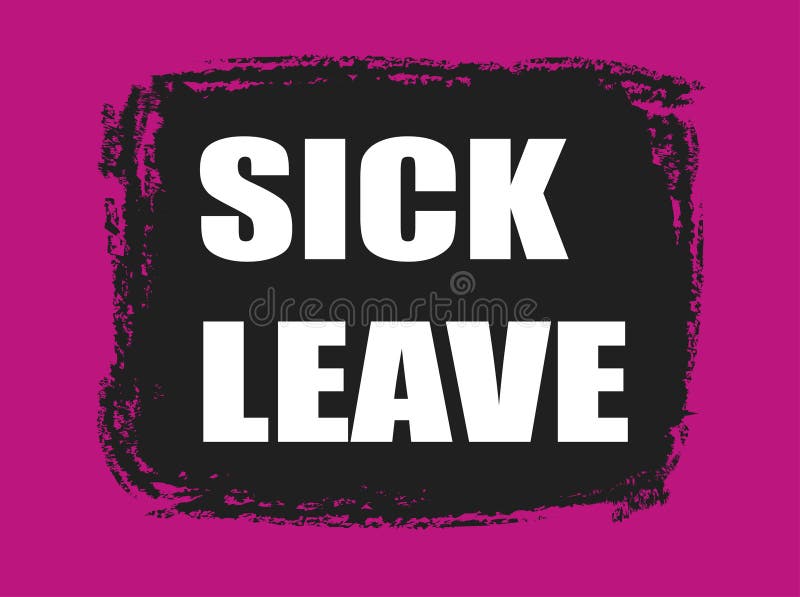 Sick Leave Icon Stock Illustrations – 300 Sick Leave Icon Stock ...