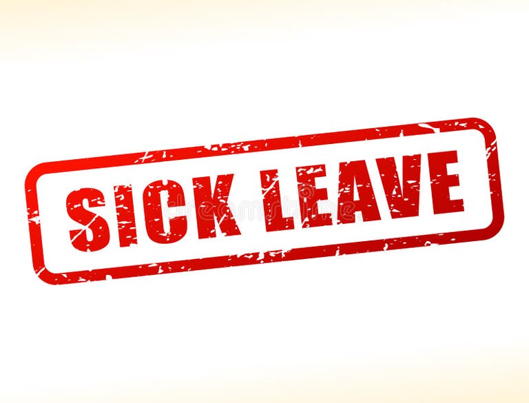 Sick Leave Stock Illustrations – 1,003 Sick Leave Stock Illustrations ...
