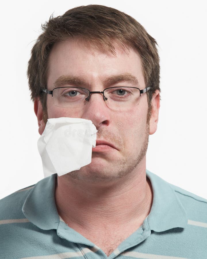 Sick man stock image. Image of caucasian, pain, sinus - 10890037
