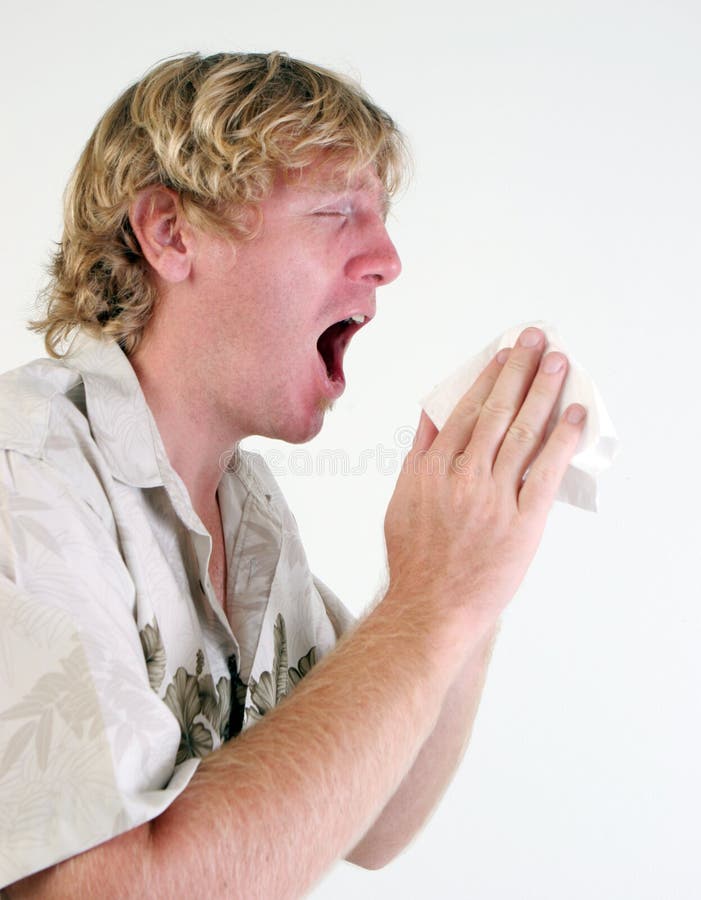 Sick man. stock photo. Image of headshot, masculine, person - 11764992