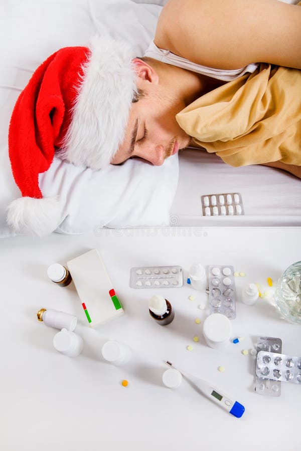 Sick Man in the Bed stock photo. Image of human, single - 166766718