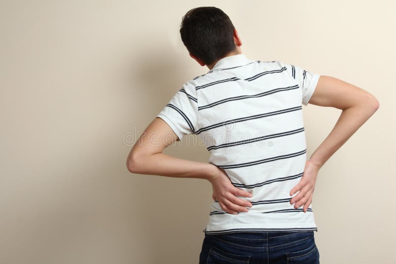 Sick man stock image. Image of pain, beige, inflammation - 84798967