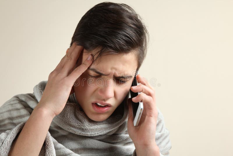 Sick man stock photo. Image of symptoms, illness, blanket - 84770908