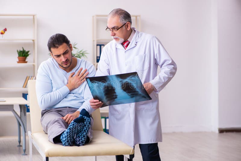 Old Doctor Looking Chest Xray Stock Photos - Free & Royalty-Free Stock ...