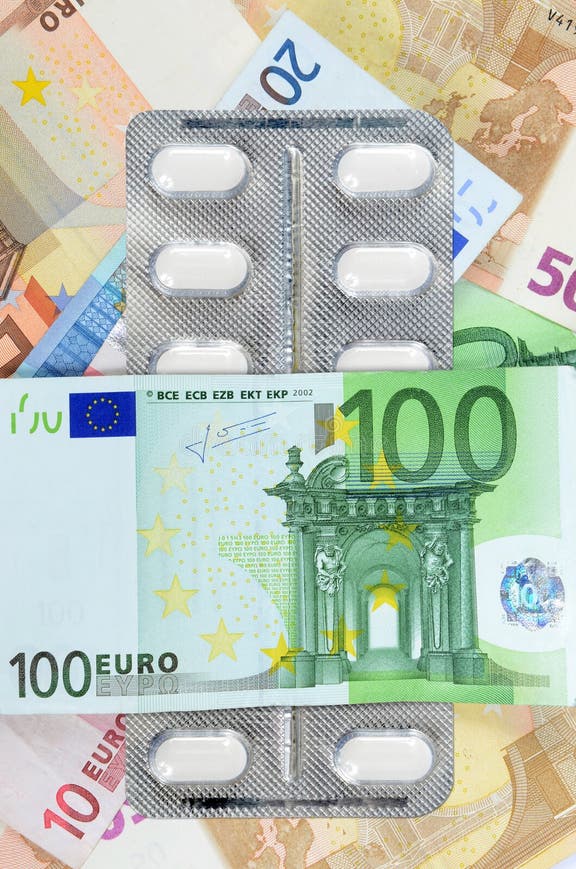 Sick money with pills stock photo. Image of close, capsule - 22679964