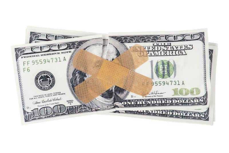 Sick money stock photo. Image of paper, budget, ragged - 60459472