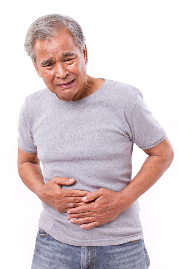 Man Sick with Diarrhea Sitting in Toilet, Suffering from Indigestion ...