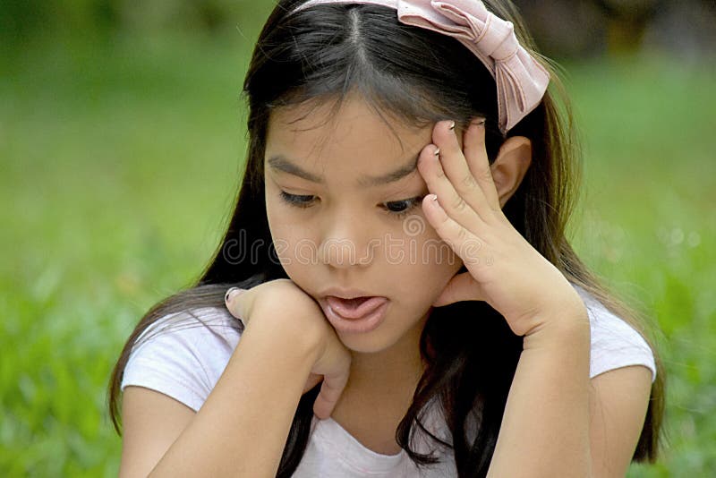 A Sick Pretty Girl stock image. Image of young, sickness - 156708113