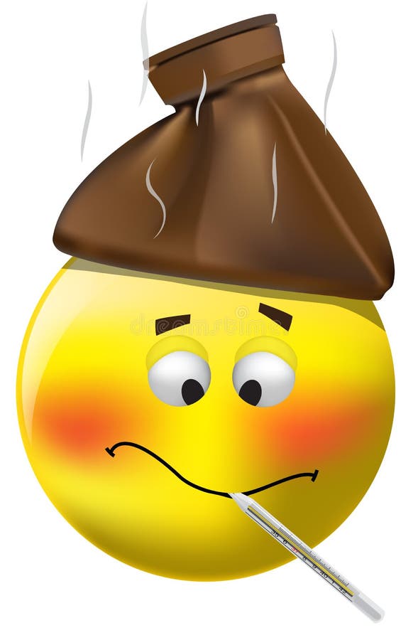 Sick Smiley stock illustration. Illustration of smiley - 15356296
