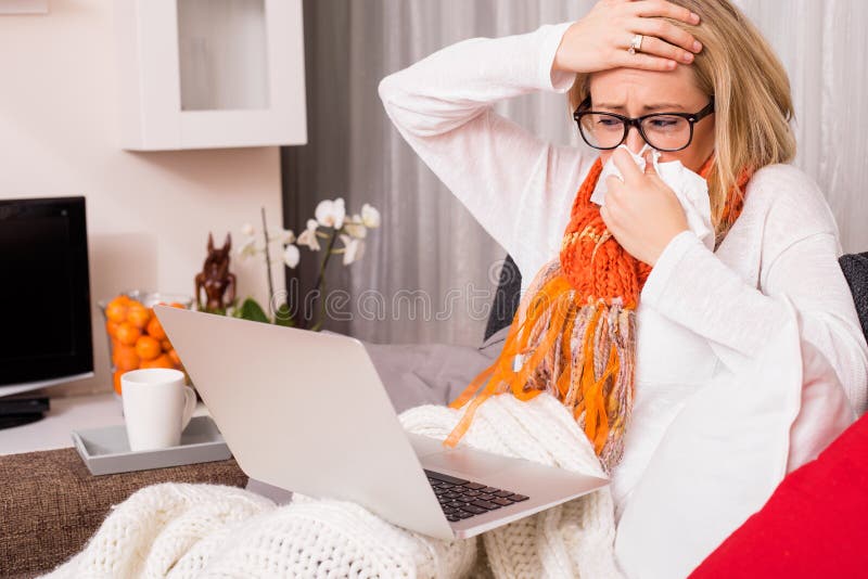 Sick computer stock photo. Image of functionless, person - 17618506
