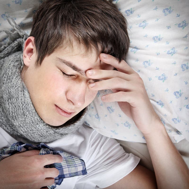 Sick Young Man Feel Headache Stock Photo - Image of face, single: 50956166
