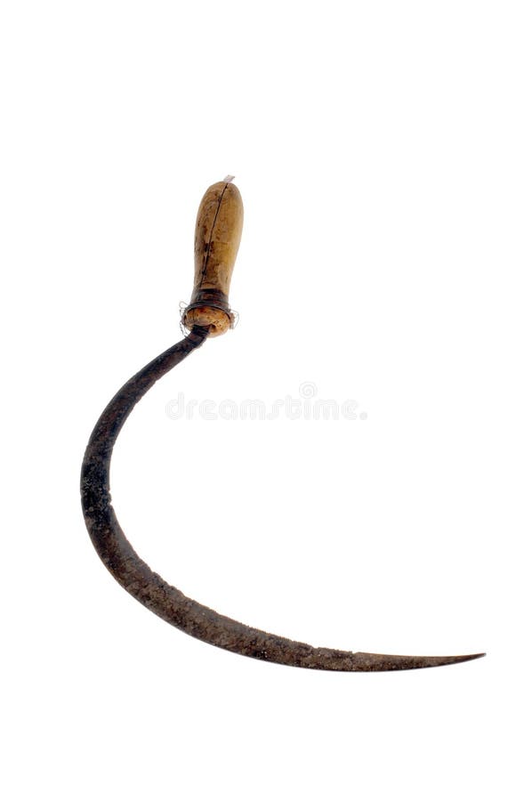 Sickle stock image. Image of gardening, rusty, agriculture - 16728275
