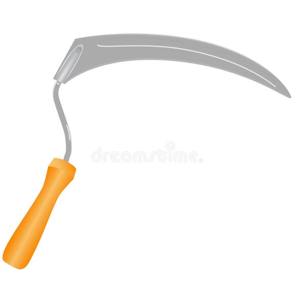 Sickle stock vector. Illustration of stick, reaper, adaptation - 26607902
