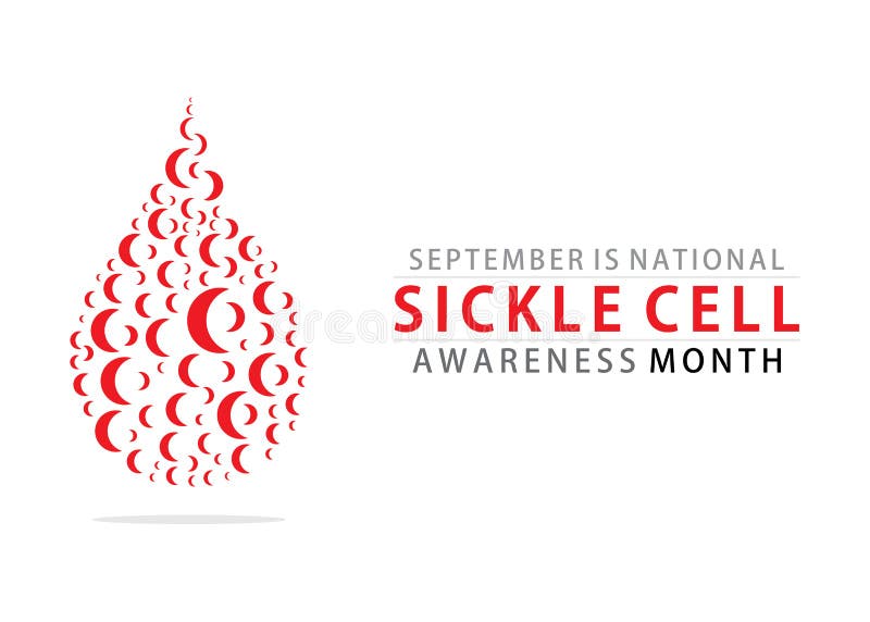 Sickle Cell Disease Awareness Month Stock Vector - Illustration of ...