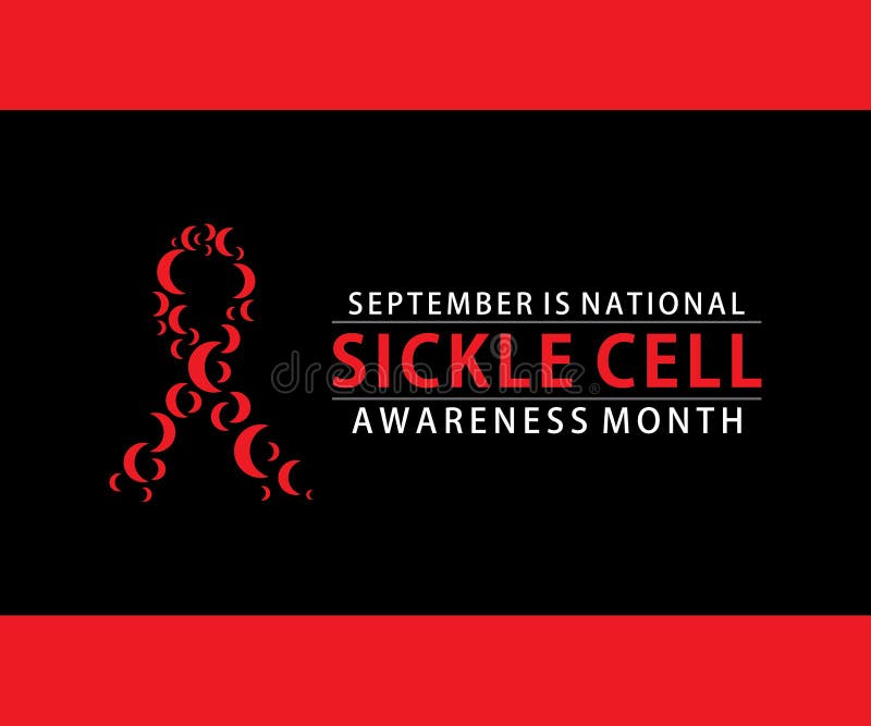 Sickle Cell Disease Awareness Month Stock Vector - Illustration of ...