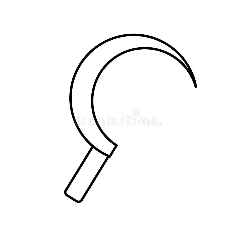 Sickle Flat Icon. 1st May Worker S Day Stock Vector - Illustration of ...