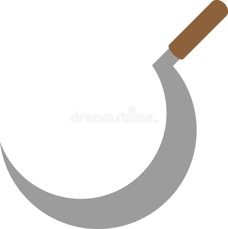 Sickle Icon, Flat Style. - Vector Stock Vector - Illustration of flat ...