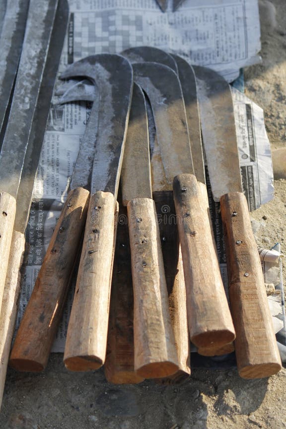 Sickle for Sell at Market stock photo. Image of horror - 26130380