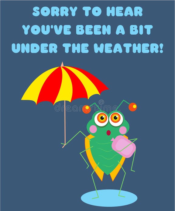 Sickness Bug stock vector. Illustration of holidays, beetle - 89207