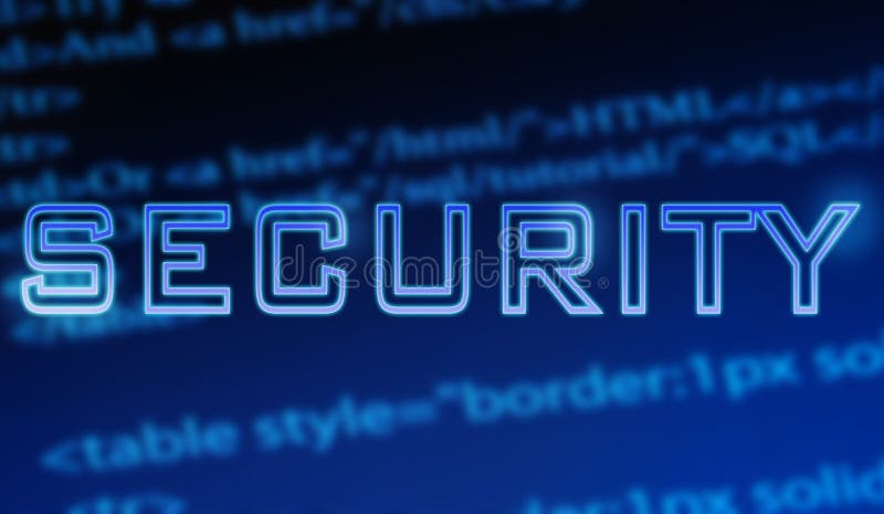 Sicurezza Di Web Di Internet Illustrazione di Stock - Illustrazione di ...