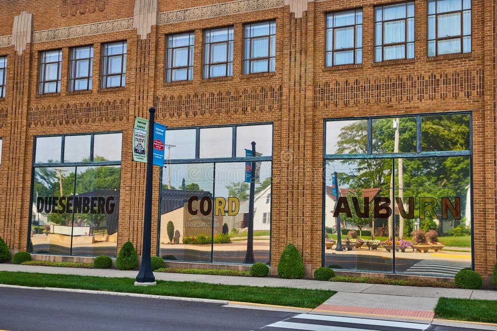 Side of ACD Museum Building with Decals on Windows Editorial Stock ...