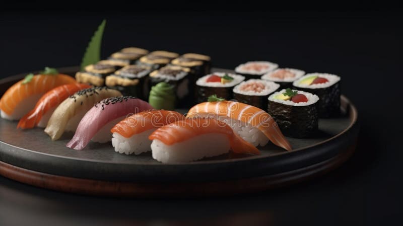 The Side Angle of the Sushi Plate Captures the Depth and Dimensionality ...