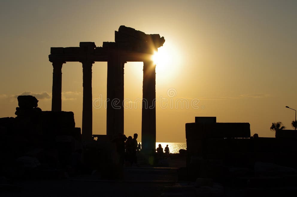 Side - Apollo Temple stock photo. Image of landscape - 21623348