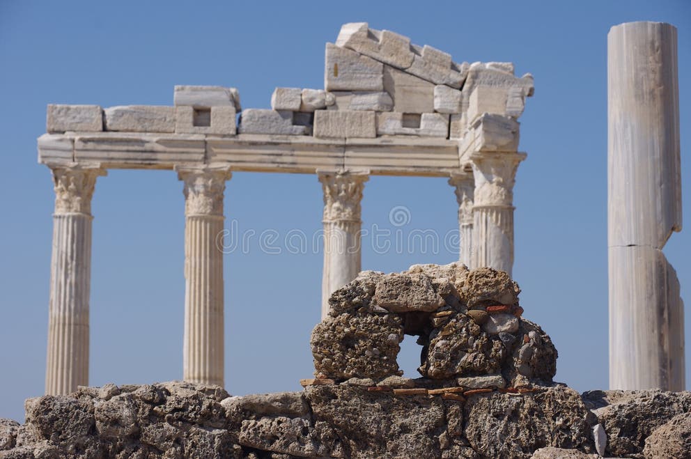 Side - Apollo Temple stock photo. Image of archaeology - 21623510