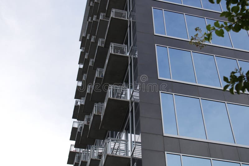 Side of an Architectural Building Stock Photo - Image of luxury ...