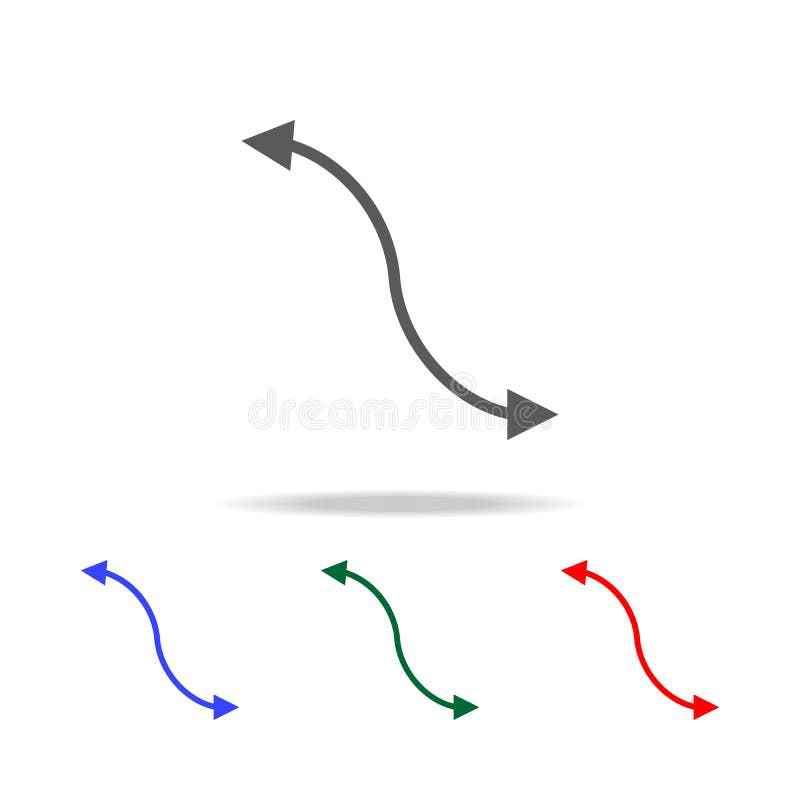 2 Side Arrow Illustration Icon. Detailed Set of Web Icons and Signs ...