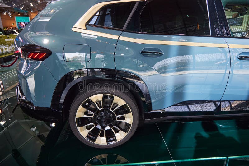 Side of BMW XM editorial stock image. Image of automotive - 269390859