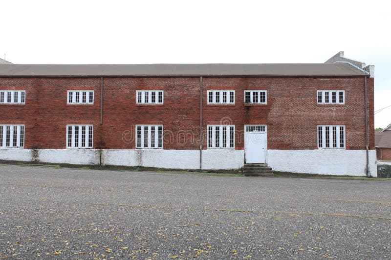 Sulphur Brick Wall stock image. Image of architecture - 265212421