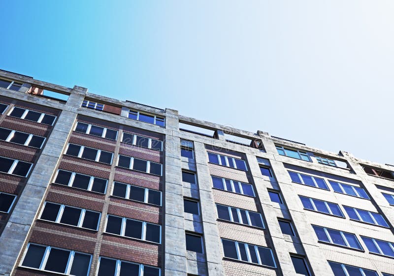 Side of building stock photo. Image of stark, tall, lines - 11078238