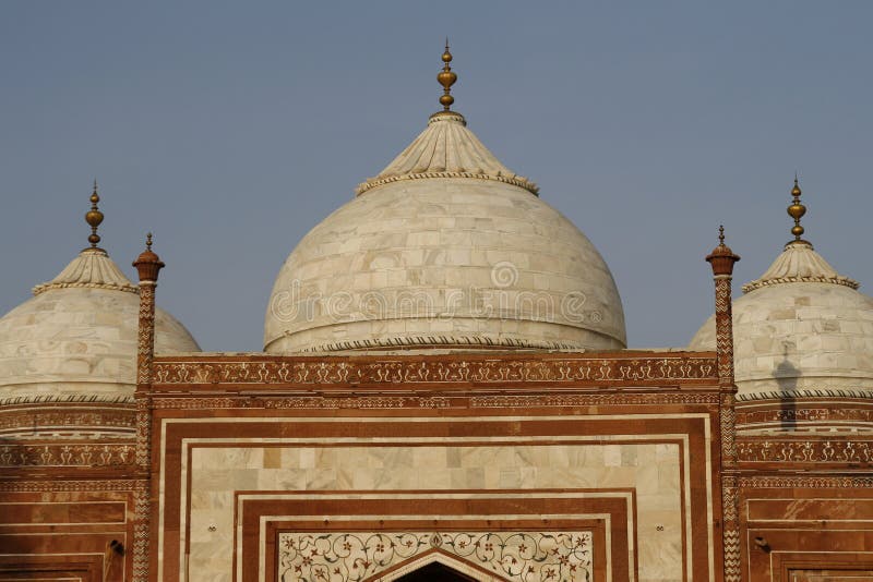 The Side Building in the Taj Mahal, India Stock Photo - Image of inlaid ...