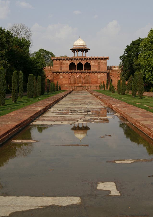 The Side Building in the Taj Mahal, India Stock Photo - Image of inlaid ...