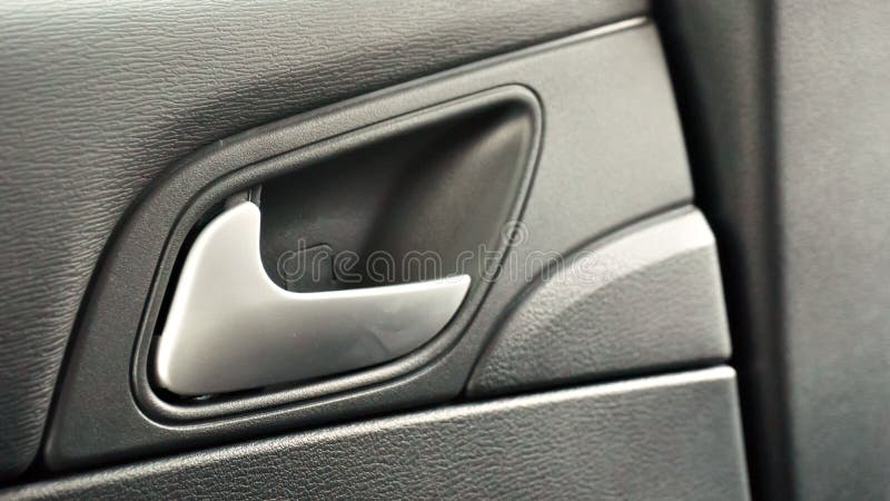 In Side Car Door Lock Lever in Opened Position. Stock Image - Image of ...