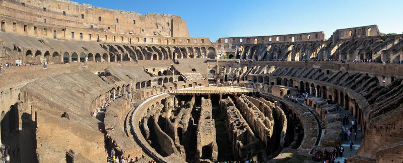 In side the Coloseum stock photo. Image of colosseo, circle - 22264776