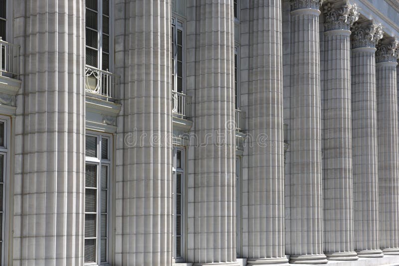 Side Columns of Missouri State Capitol Stock Photo - Image of ...
