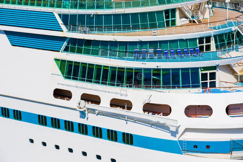 Side View of Cruise Ship stock photo. Image of cruiser - 36497560