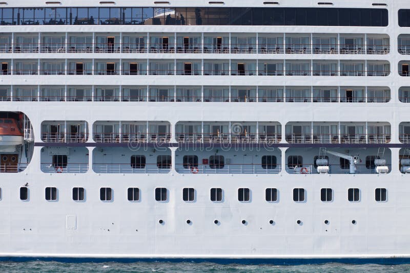 Side of cruise ship stock photo. Image of clean, huge - 49594640
