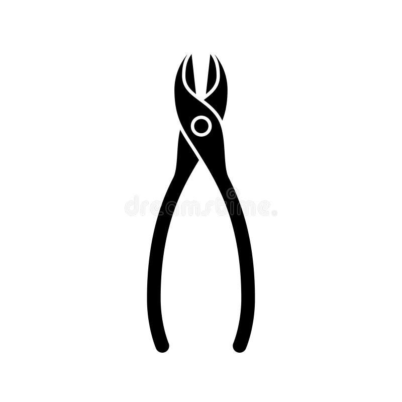 Side Cutter Icon. Repair Tool Illustration Stock Vector - Illustration ...