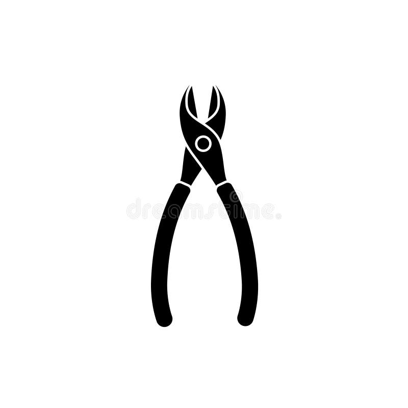 Side Cutter Icon. Repair Tool Illustration Stock Vector - Illustration ...