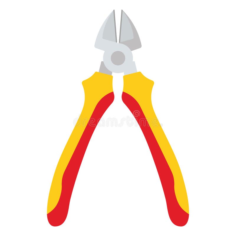 Side cutters icon stock vector. Illustration of design - 116638902